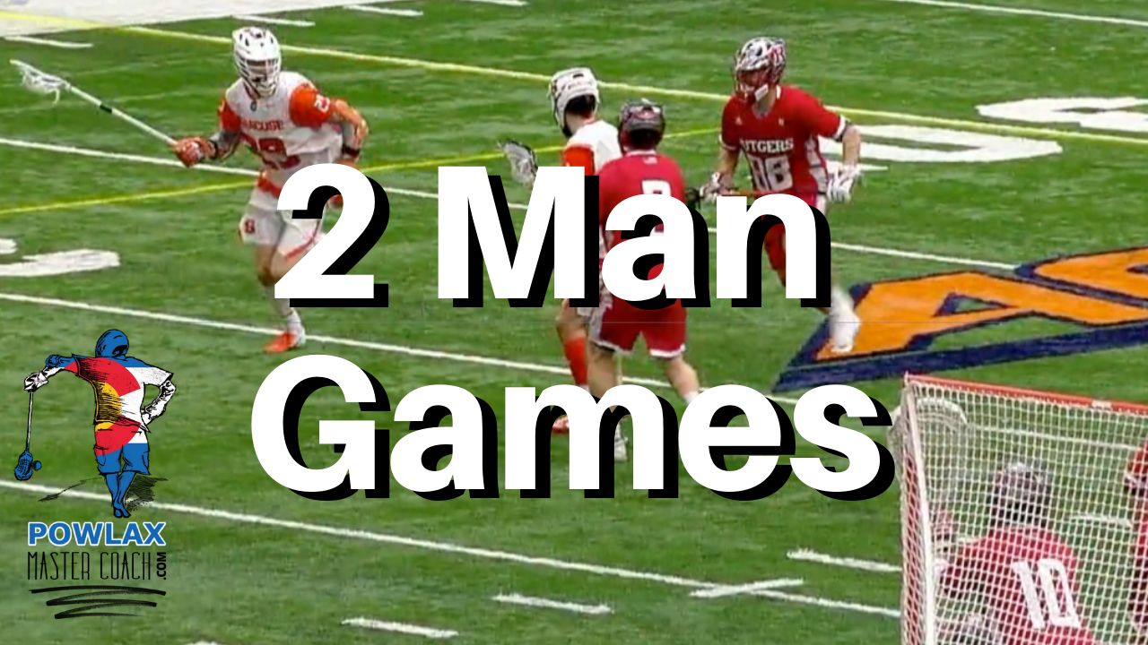 2 Man Game – POWLAX Master Coach